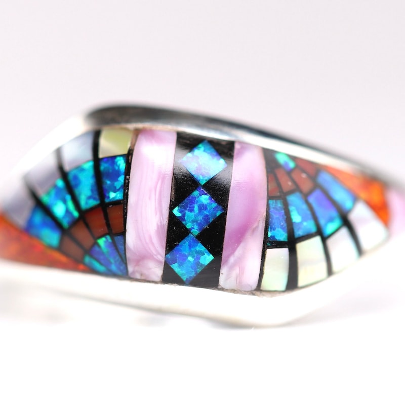 Inlay Ring - Etsy