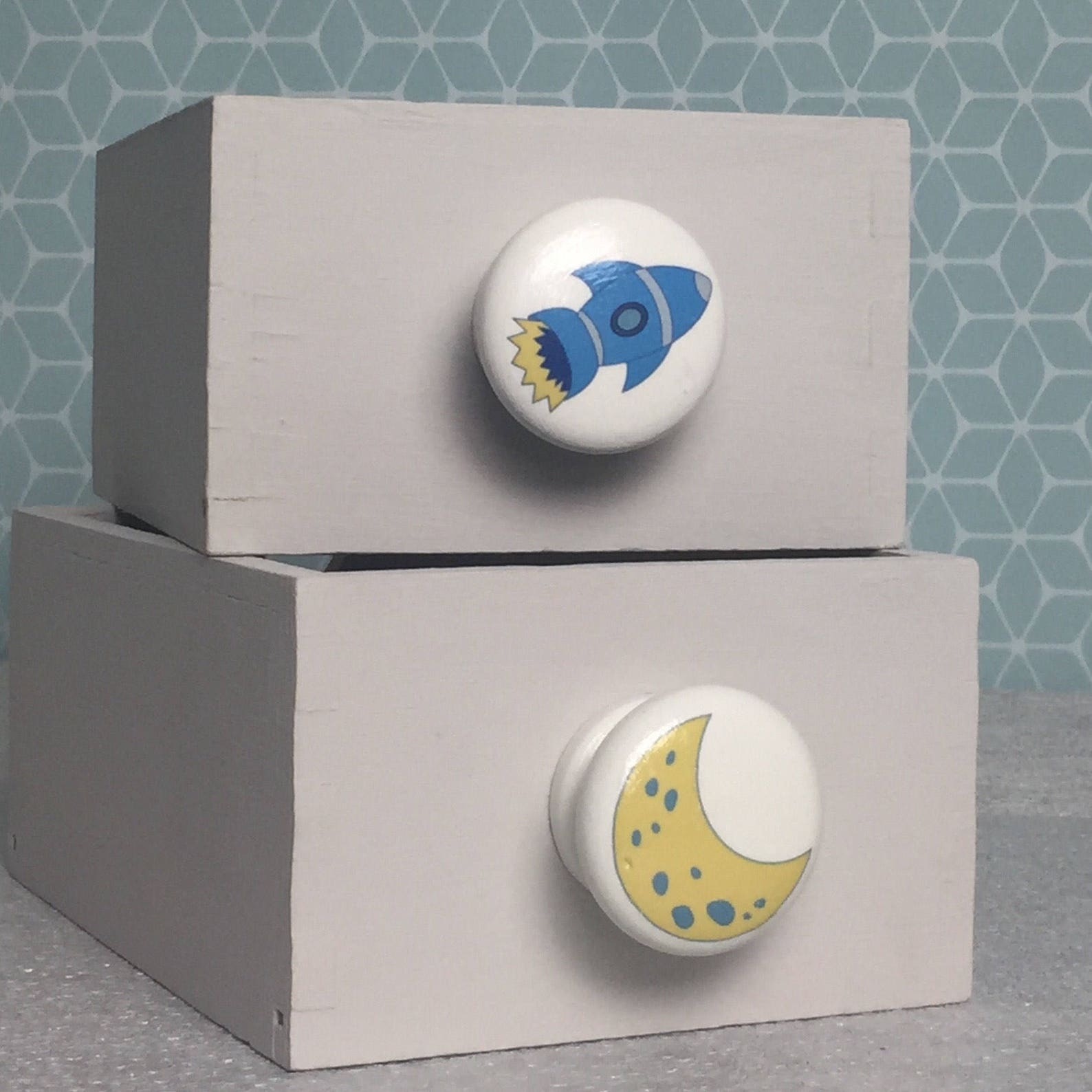 Rocket Drawer Knobrocket Cupboard Knob Space Knob Rocket - Etsy