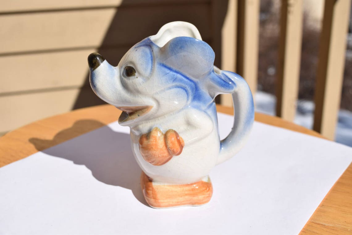 Mouse Pitcher Vintage Stamped MADE IN JAPAN Creamer Comic | Etsy