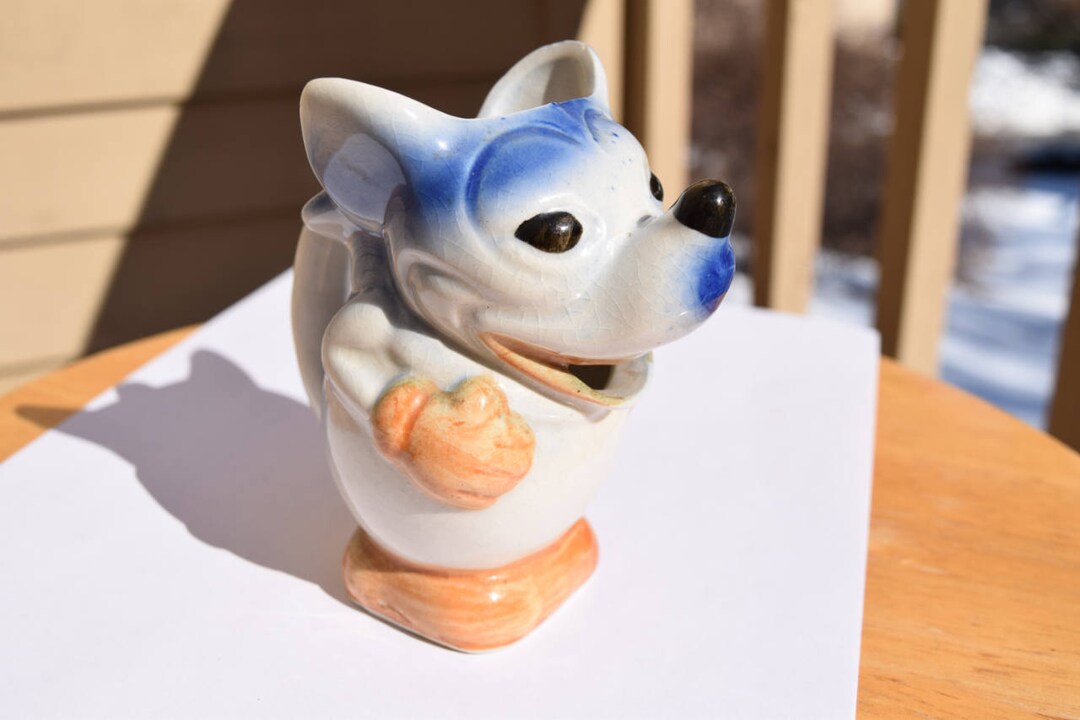 Mouse Pitcher Vintage Stamped MADE IN JAPAN Creamer Comic Mouse Super ...