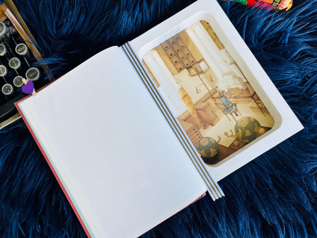 Architecture Creation Illustrated Upcycled Book Safe | Book Storage Box ...