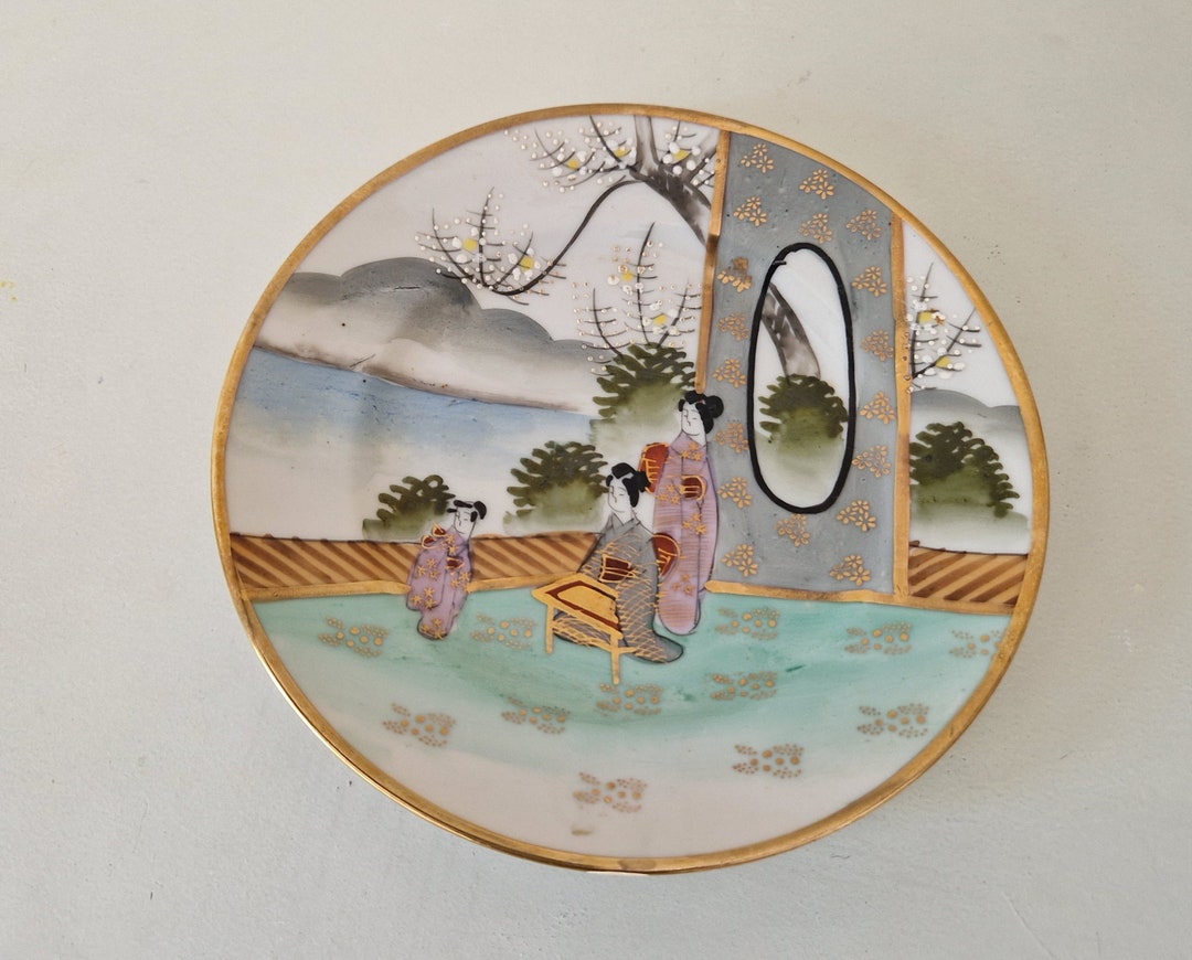 Satsuma Plate, Vintage Satsuma Plates - Etsy
