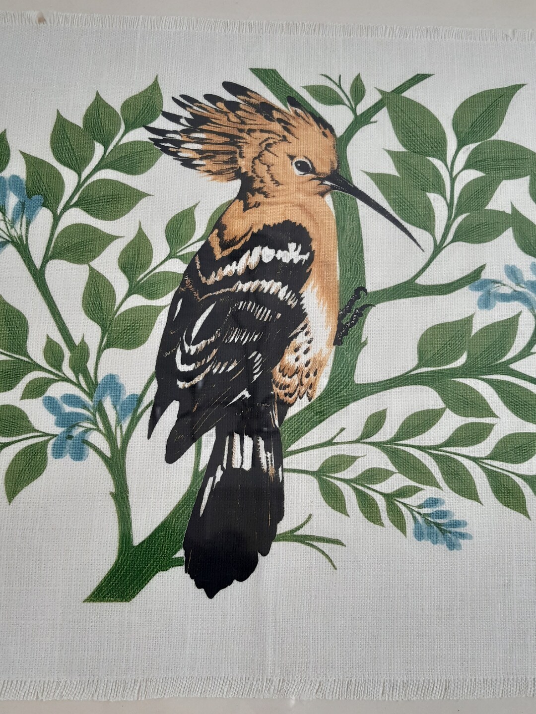 Arte de aves tropicales, arte de pared vintage, reutilizado, arte de ...