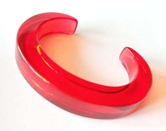 Bakelite Red Bracelet - Etsy