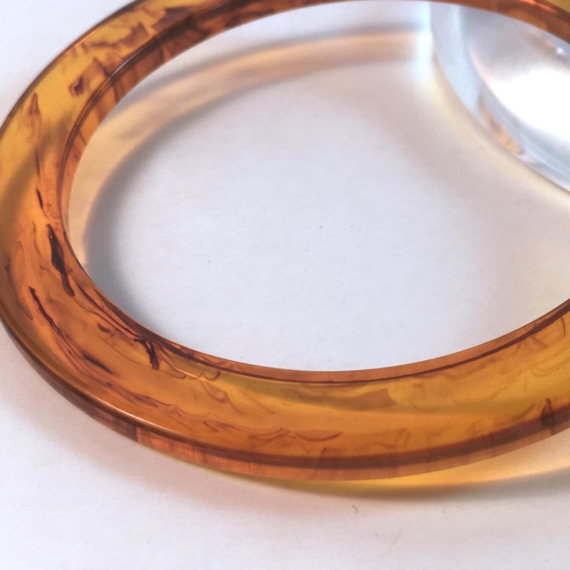 Amber Bangle - Etsy