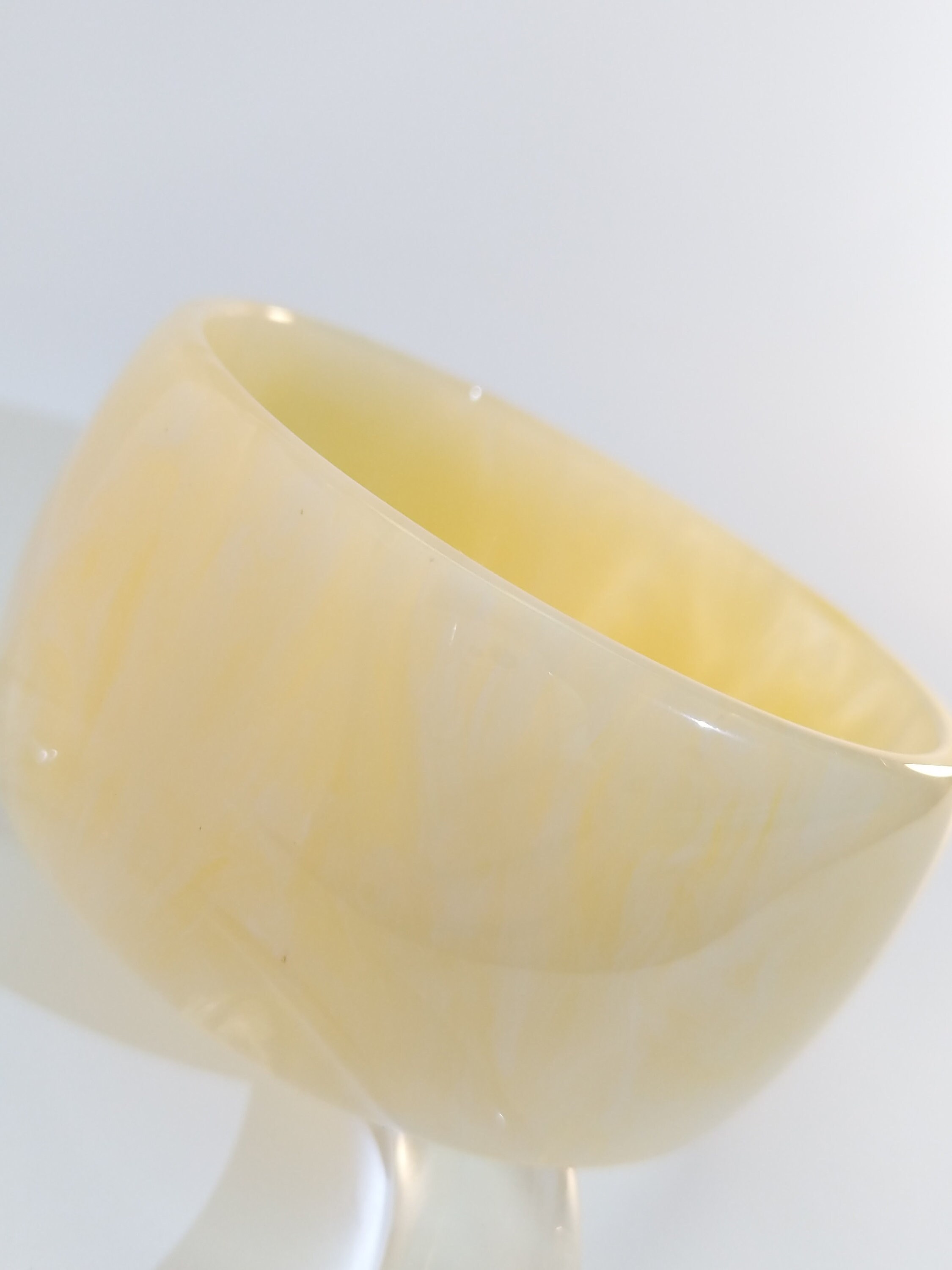 Bakelite Bracelet Ultra Wide White/ Warm Translucent Pearl | Etsy