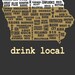 Drink Local - Iowa Beer T-shirt - Etsy