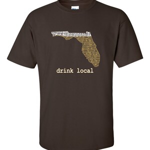 Drink Local- Florida Beer T-shirt - Etsy