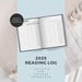 2025 Reading Log - Printable List for All Book Readers - Etsy