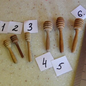 Miniature Wooden Dipper for Doll in Scale 1/12 and 1/6 Heidi Ott, Picco ...
