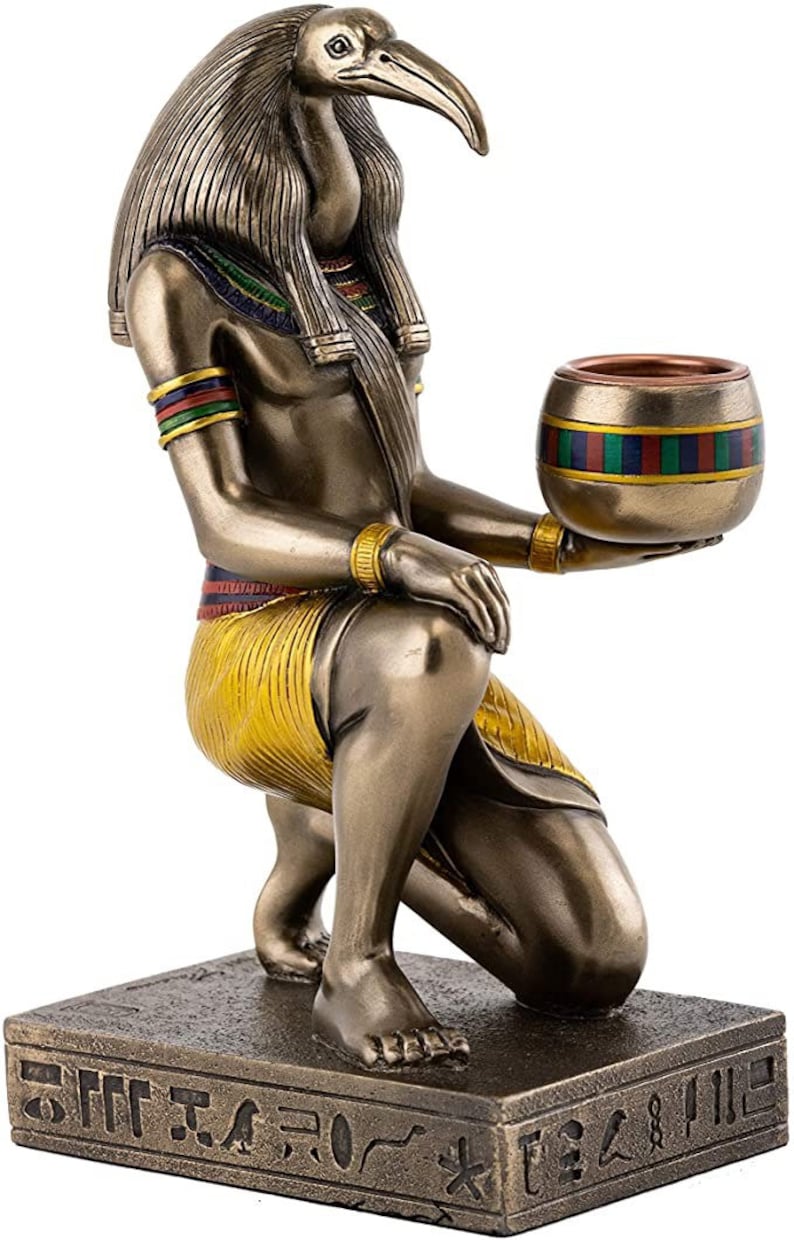 Thoth Statue Egyptian God of Knowledge and Wisdom Candle - Etsy