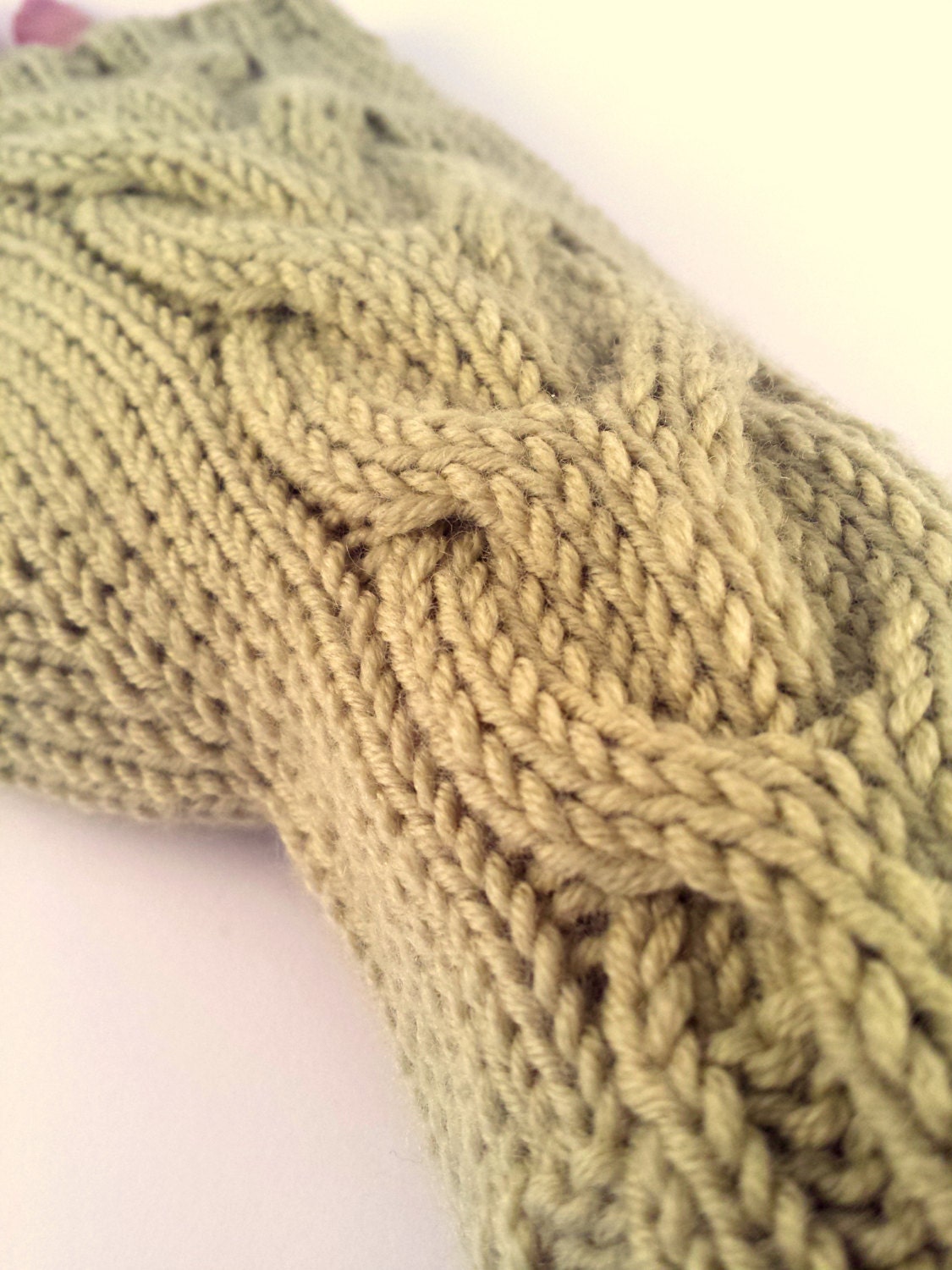 Double Cable Mittens Knitting Pattern for Women. PDF Download for ...