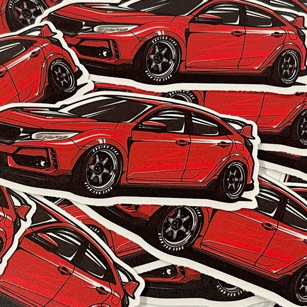 Honda Civic Car Sticker Decals - Etsy