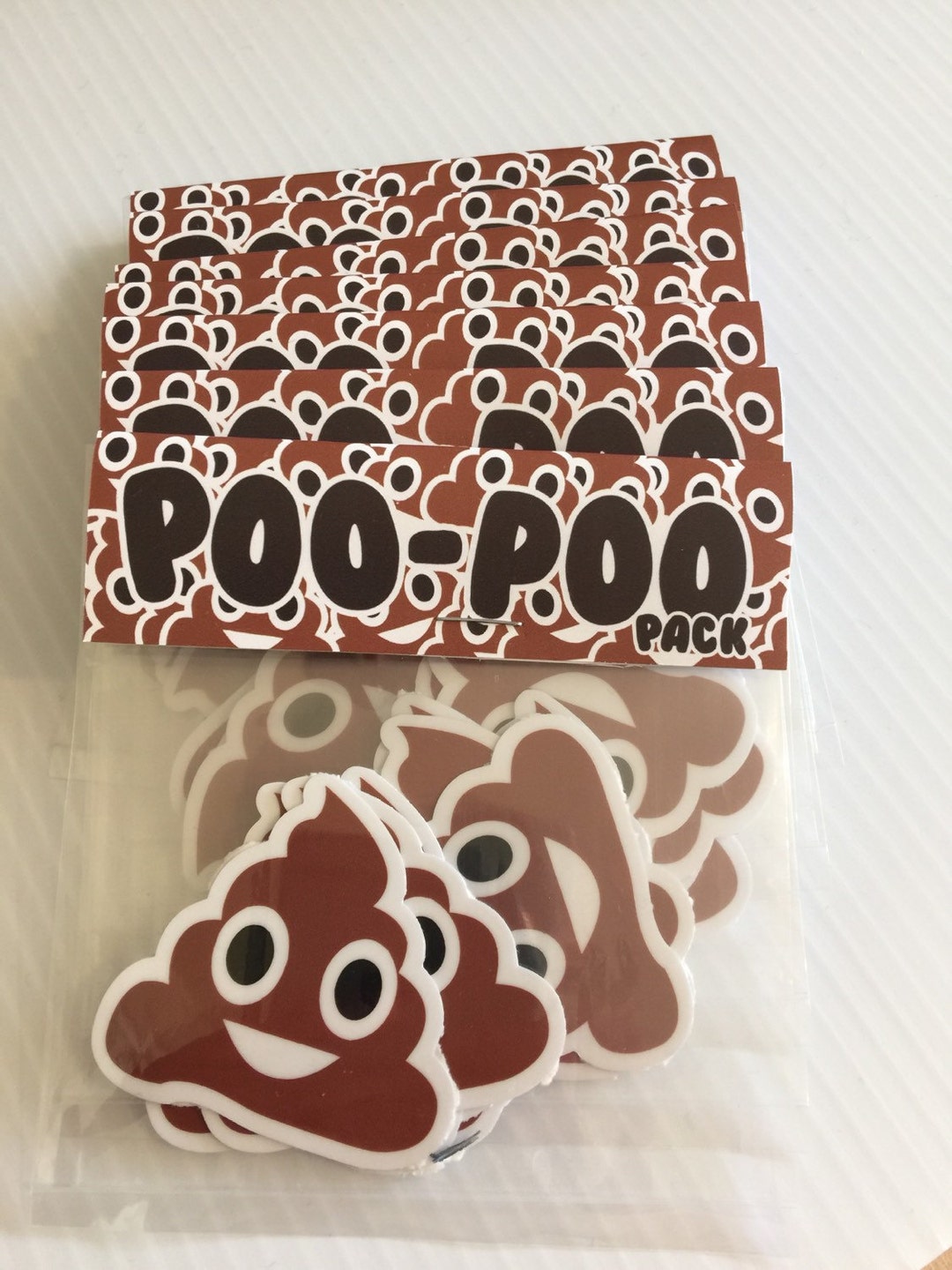 2in Poop Emoji Stickers - Etsy