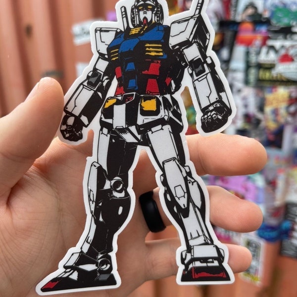 Gundam Sticker - Etsy