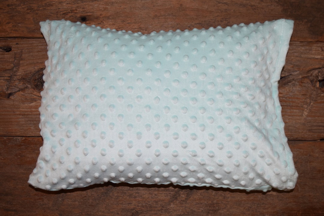 Seafoam Green Minky Nap Time/travel Pillowcase, Toddler Pillowcase ...