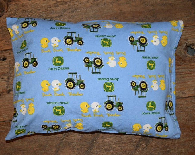 12x16 Blue Tractor and Ducks/tractor Nap Time/travel Pillowcase ...