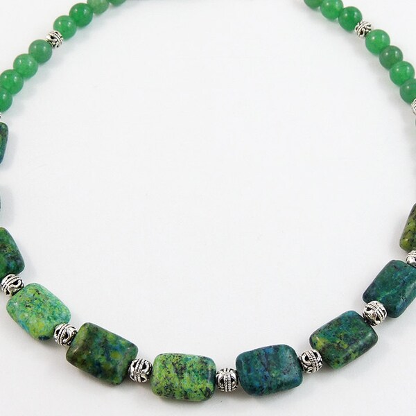 Green Necklace - Etsy