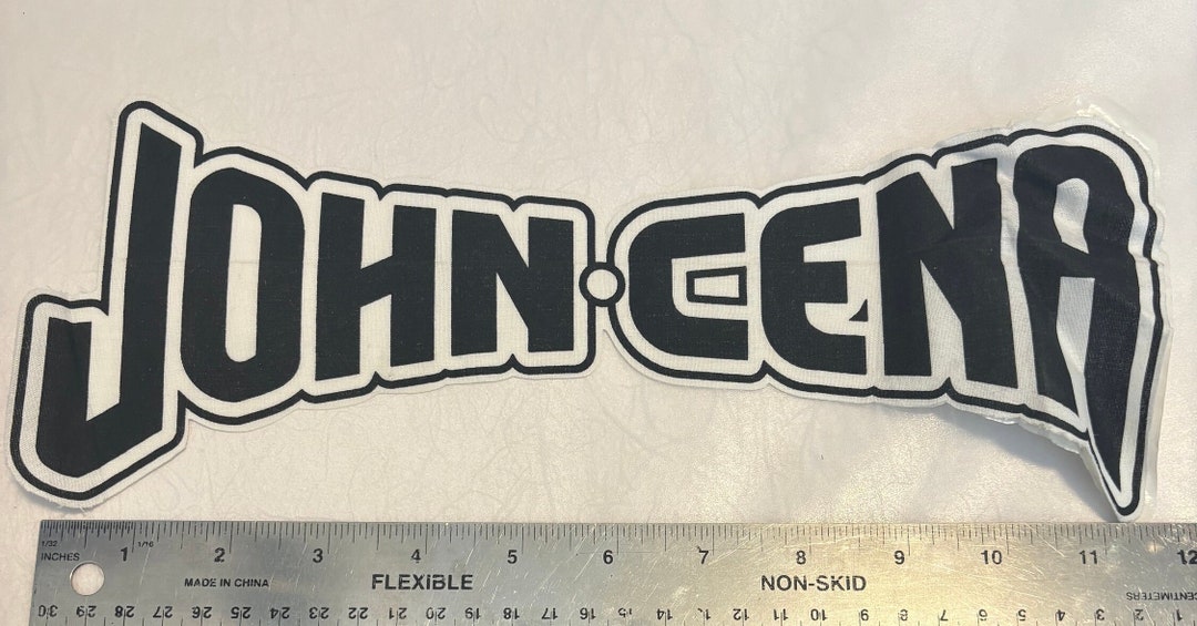 WWE John Cena Wrestler Logo Pre-cut Iron on Fabric Appliques - Etsy