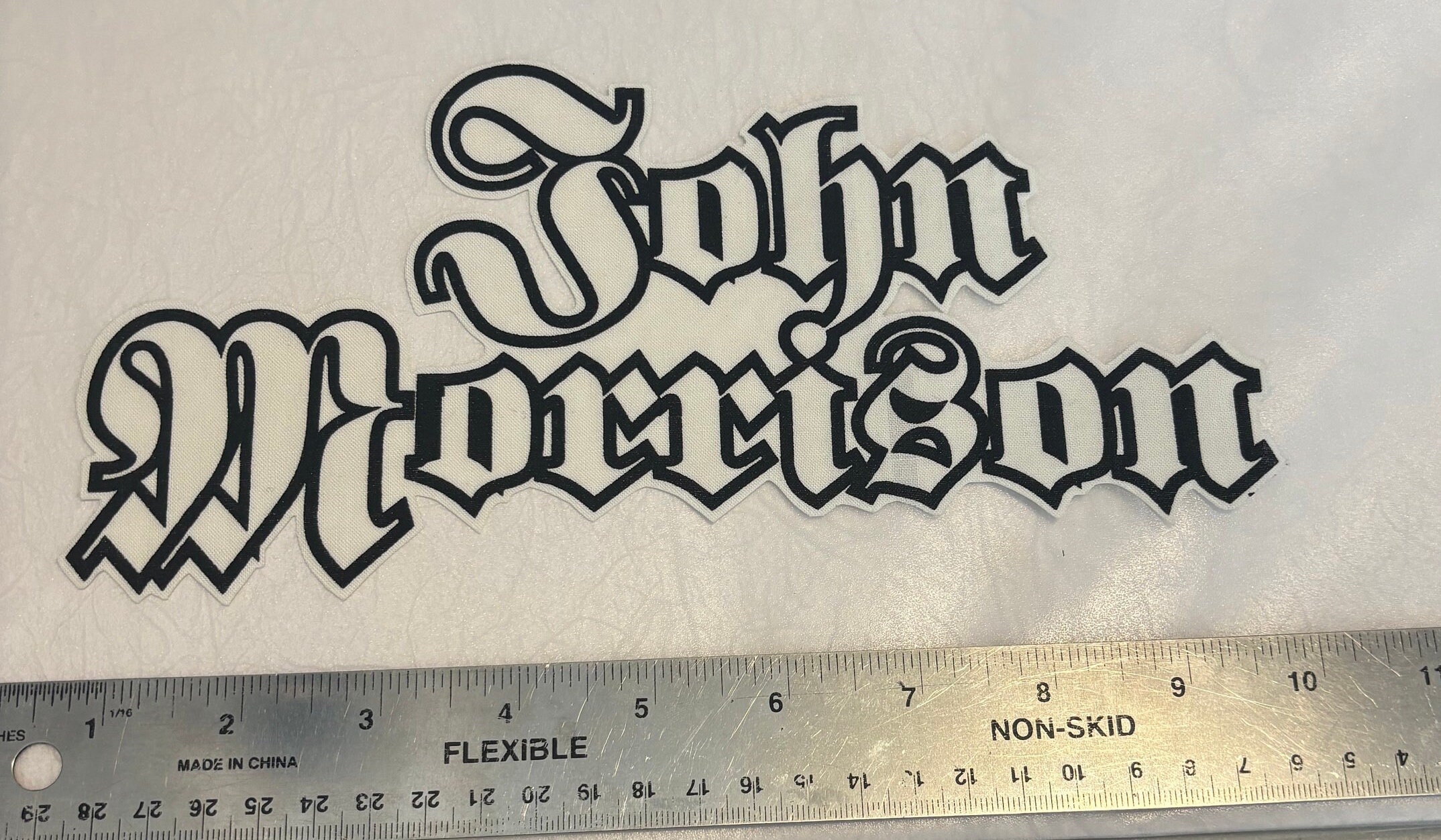 John Morrison Wrestler Logo Pre-cut Iron on Fabric Appliques - Etsy