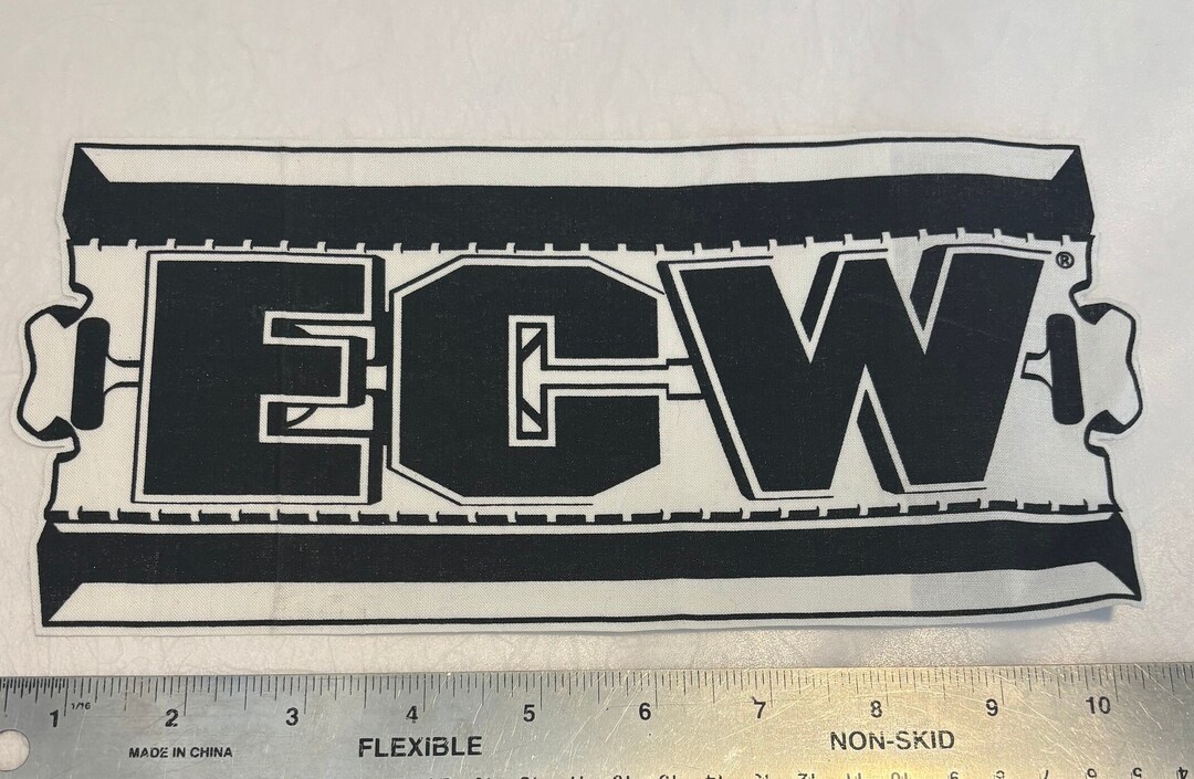 ECW Wrestler Logo Pre-cut Iron on Fabric Appliques - Etsy