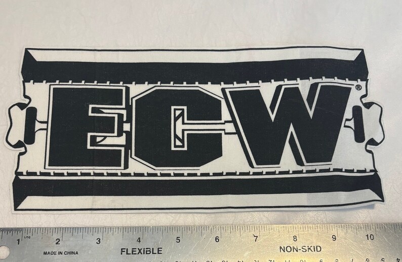 ECW Wrestler Logo Pre-cut Iron on Fabric Appliques - Etsy