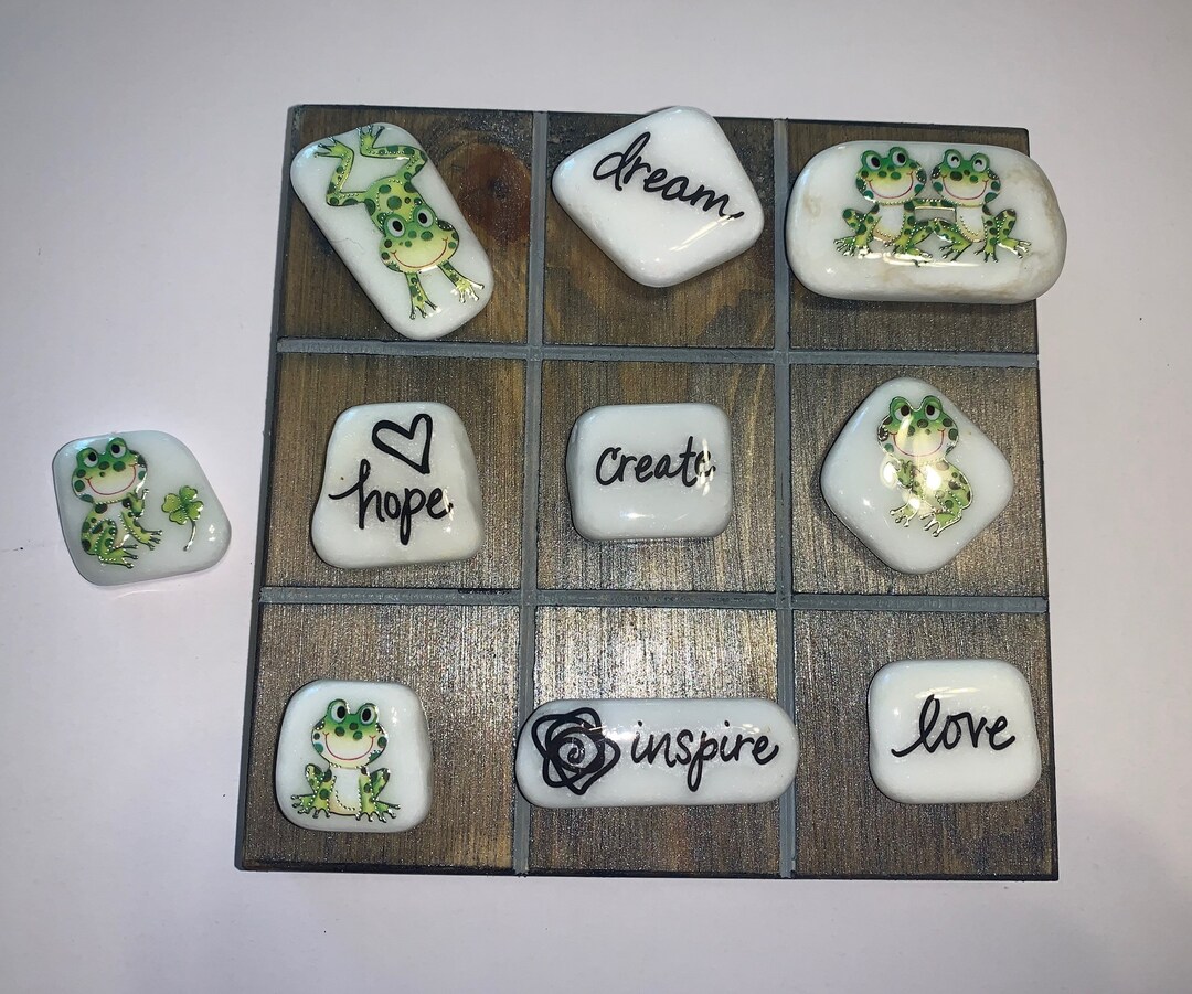 Inspirational Quotes and Frogs Tic Tac Toe Game - Etsy
