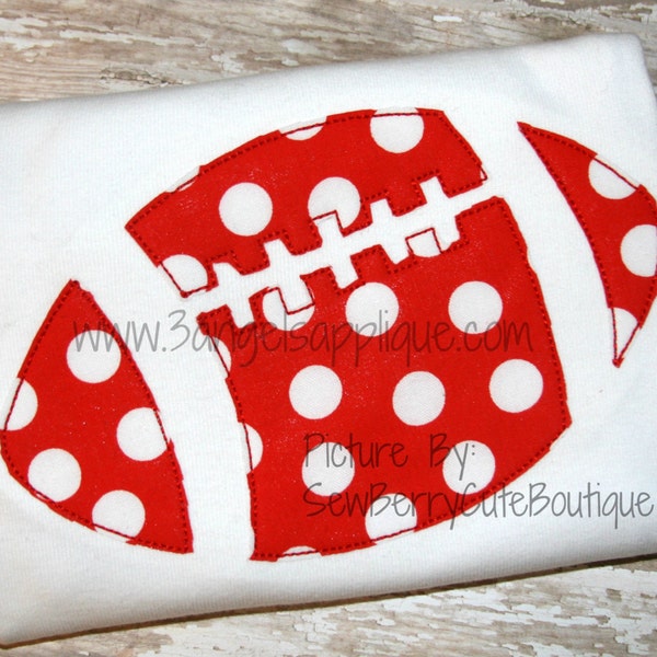 Football Applique - Etsy