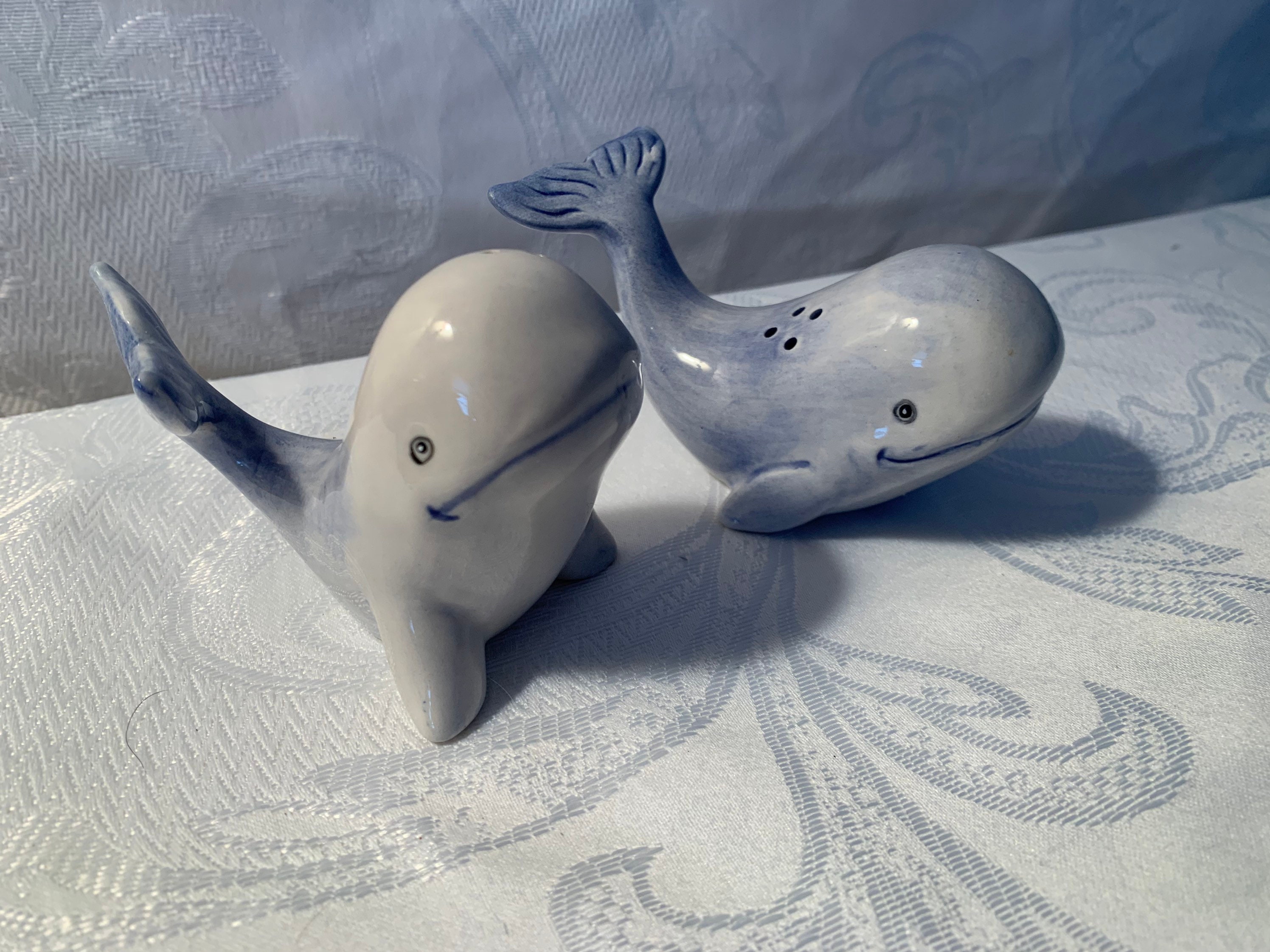 Home & Living Vintage Whale Salt and Pepper Shakers Salt & Pepper ...