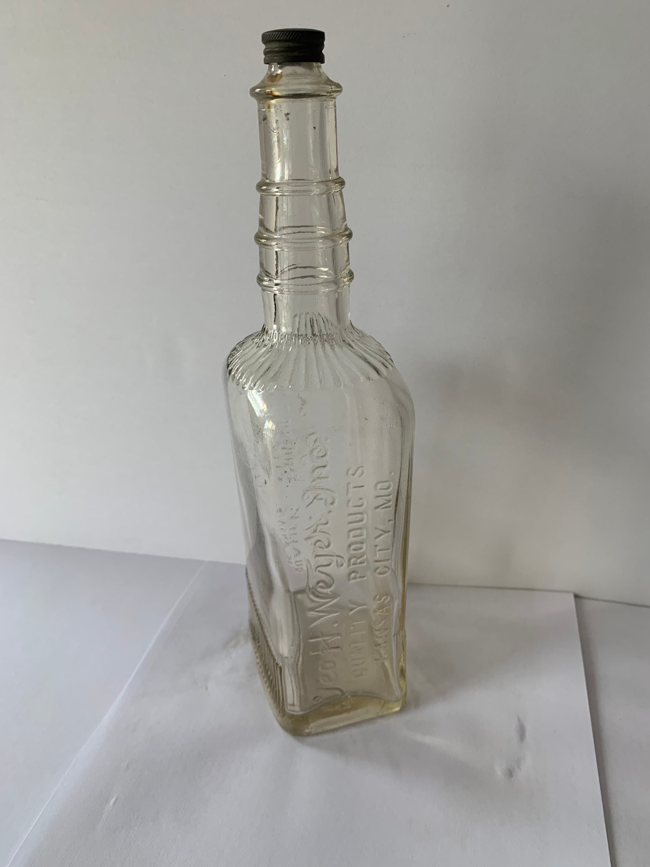 Vintage George H Weyer Hair Tonic Bottle - Etsy