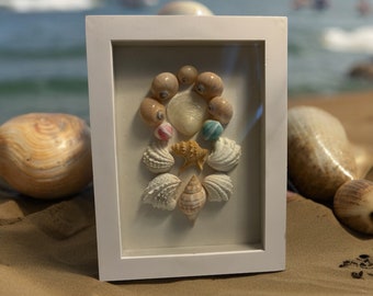 Handcrafted Seashell Shadow Box - Etsy