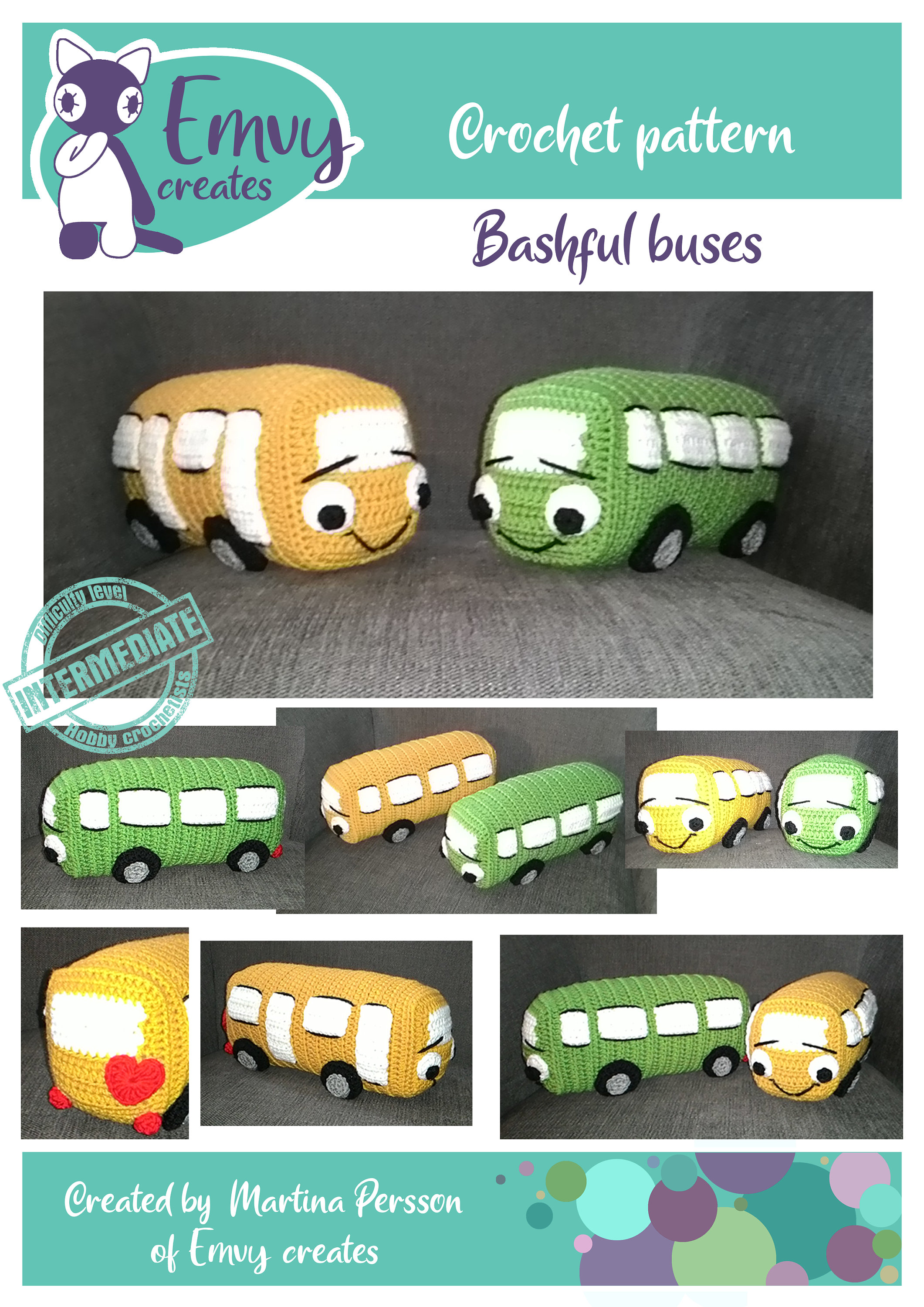 Amigurumi Bus - Pattern by Emvy Creates - Etsy
