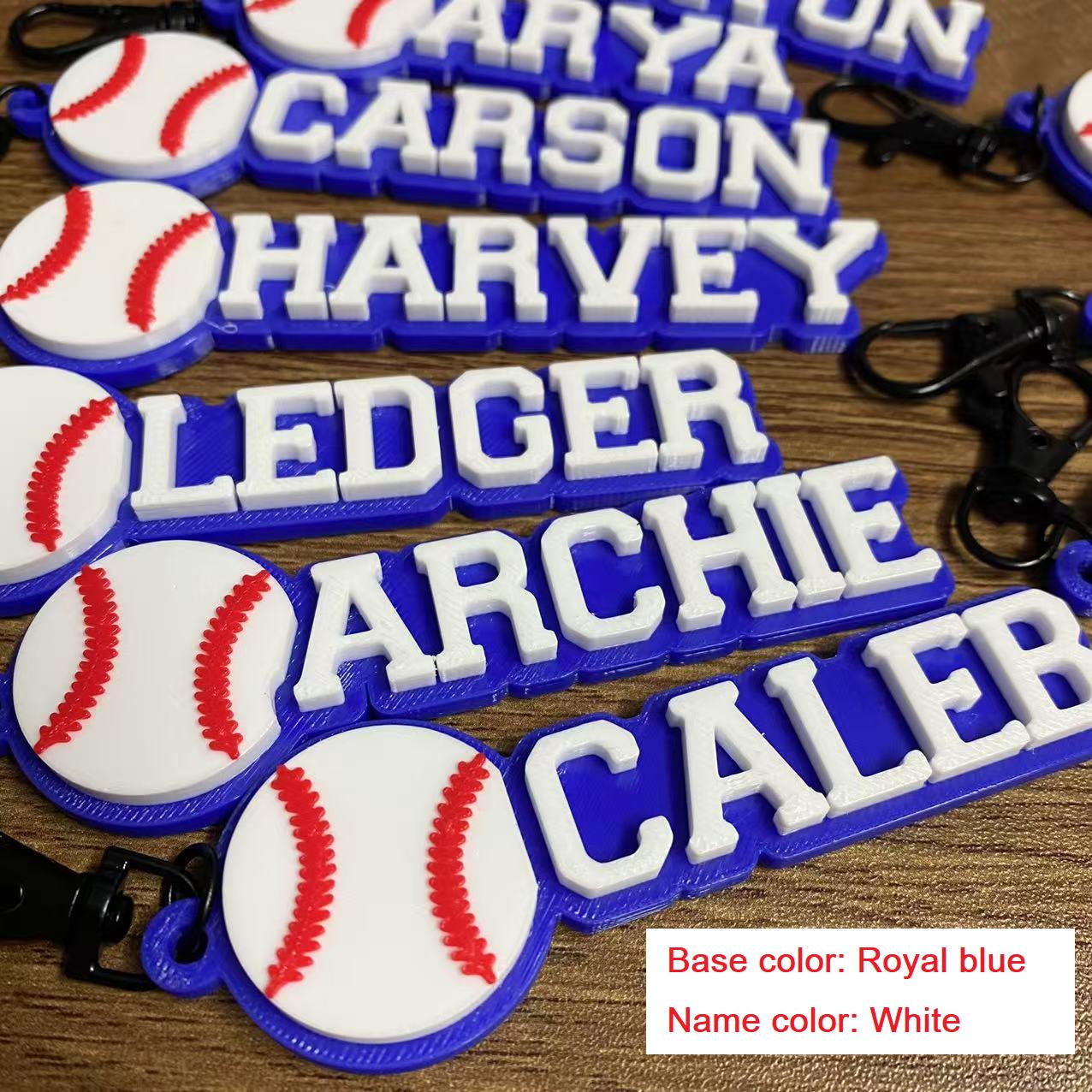 5/10/20 Baseball Tee Ball T-ball Sports Personalized 3D Printed Name ...