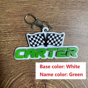 Customized Set 5pcs Racing Car Race Checkered Flag Personalized 3D ...