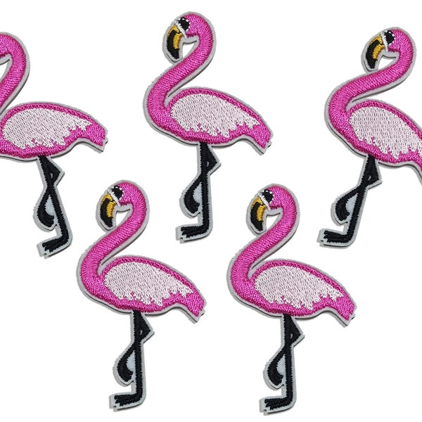 Flamingo Iron on Patches - Etsy