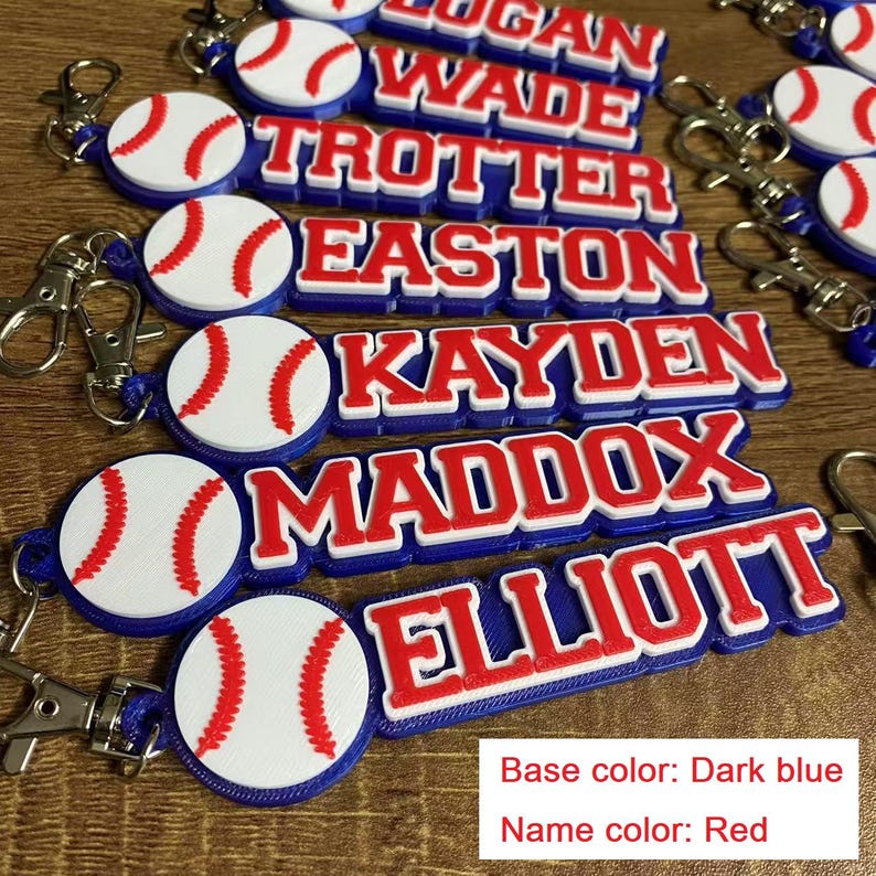 5/10/20 Baseball Tee Ball T-ball Sports Personalized 3D Printed Name ...