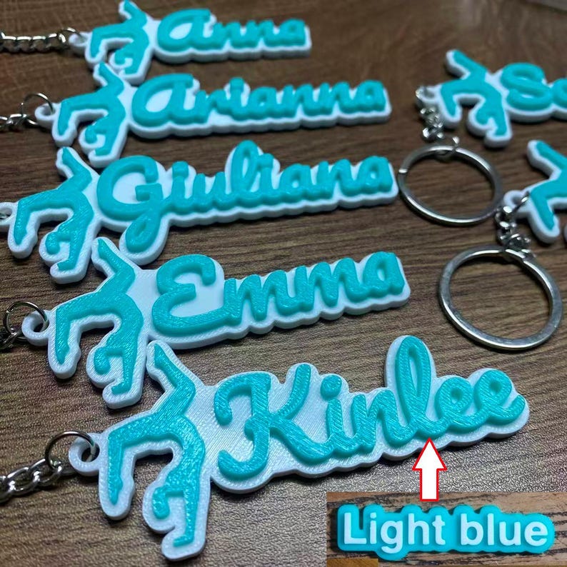 Set 10/20 Gymnastics Gymnast Dance Dancer Personalized Custom 3D ...
