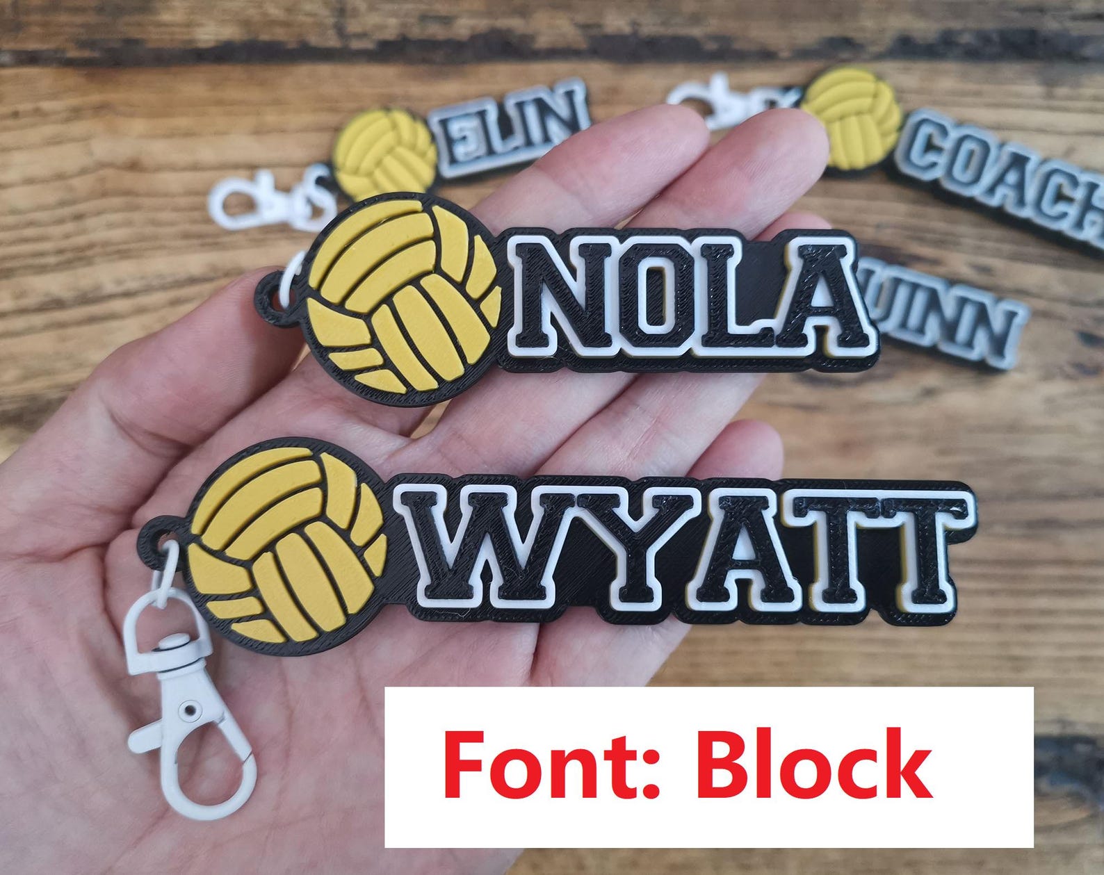 Bulk 5/10/20 Custom Water Polo Game Day Personalized 3D Printed Sport ...
