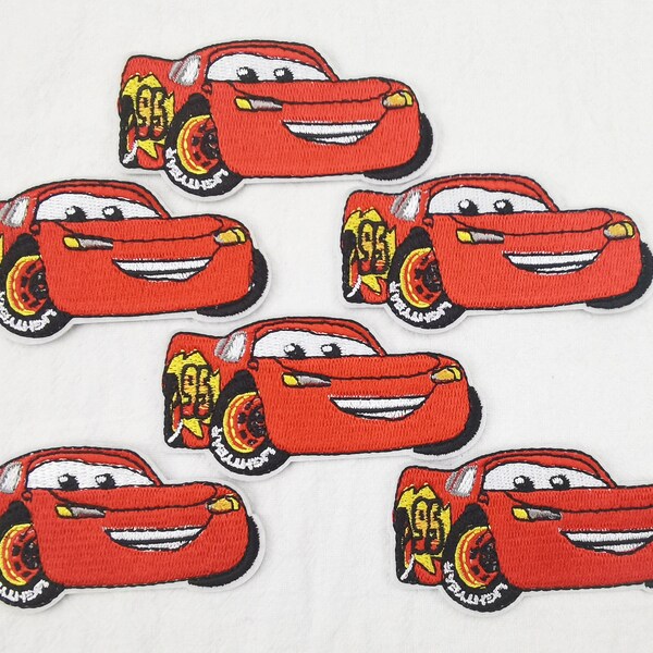 Lightning Mcqueen Applique - Etsy