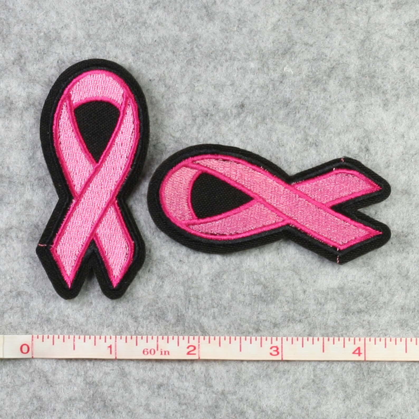 2.3x7.5cm 10pcs Pink Ribbon Breast Cancer Awareness Iron on | Etsy
