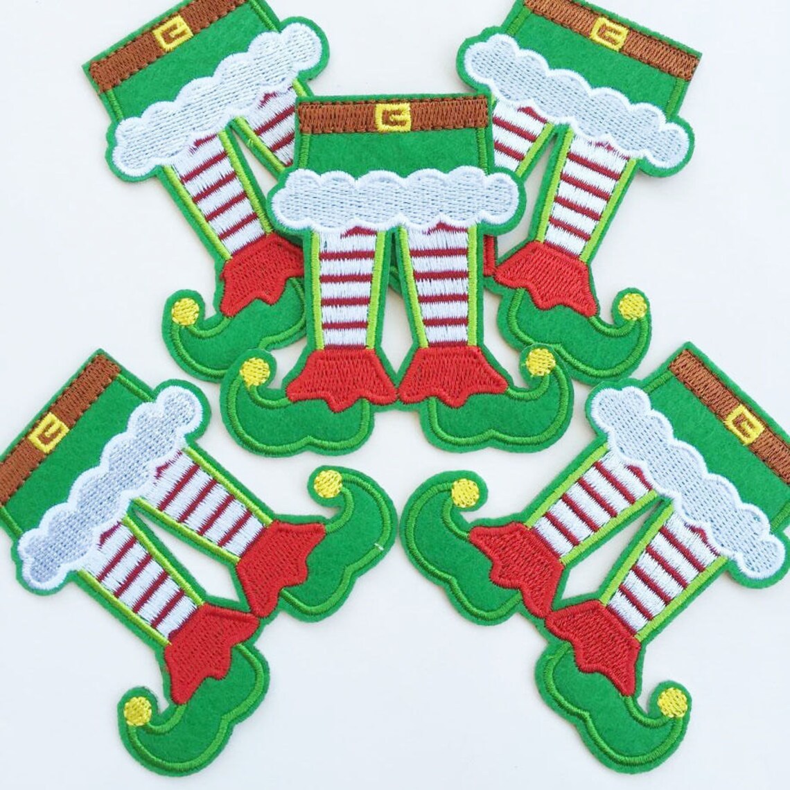 8cmx8cm 10pcs Christmas X'mas Elf Legs Feet Socks Boots | Etsy