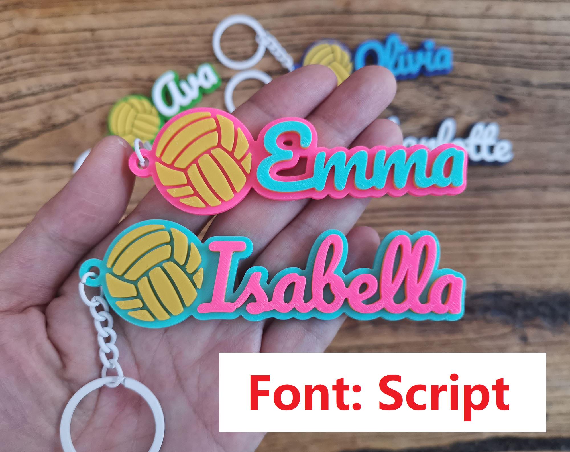 Bulk 5/10/20 Custom Water Polo Game Day Personalized 3D Printed Sport ...