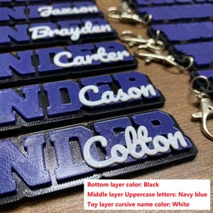Bulk 5/10/20 Personalized Custom Dancer Dance Name Tag Keychain Keyring ...