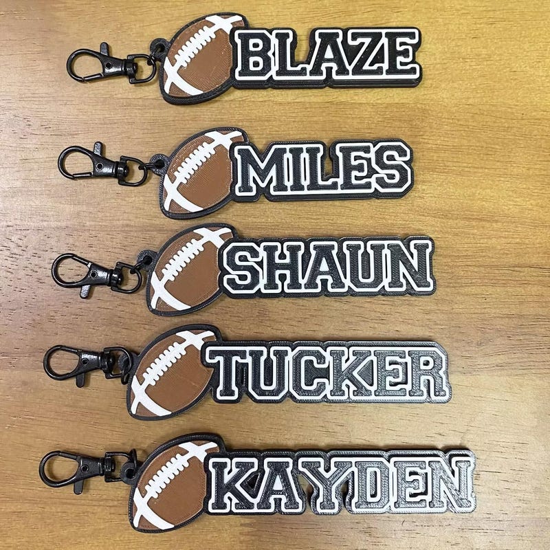 Football Party Keyring - Etsy