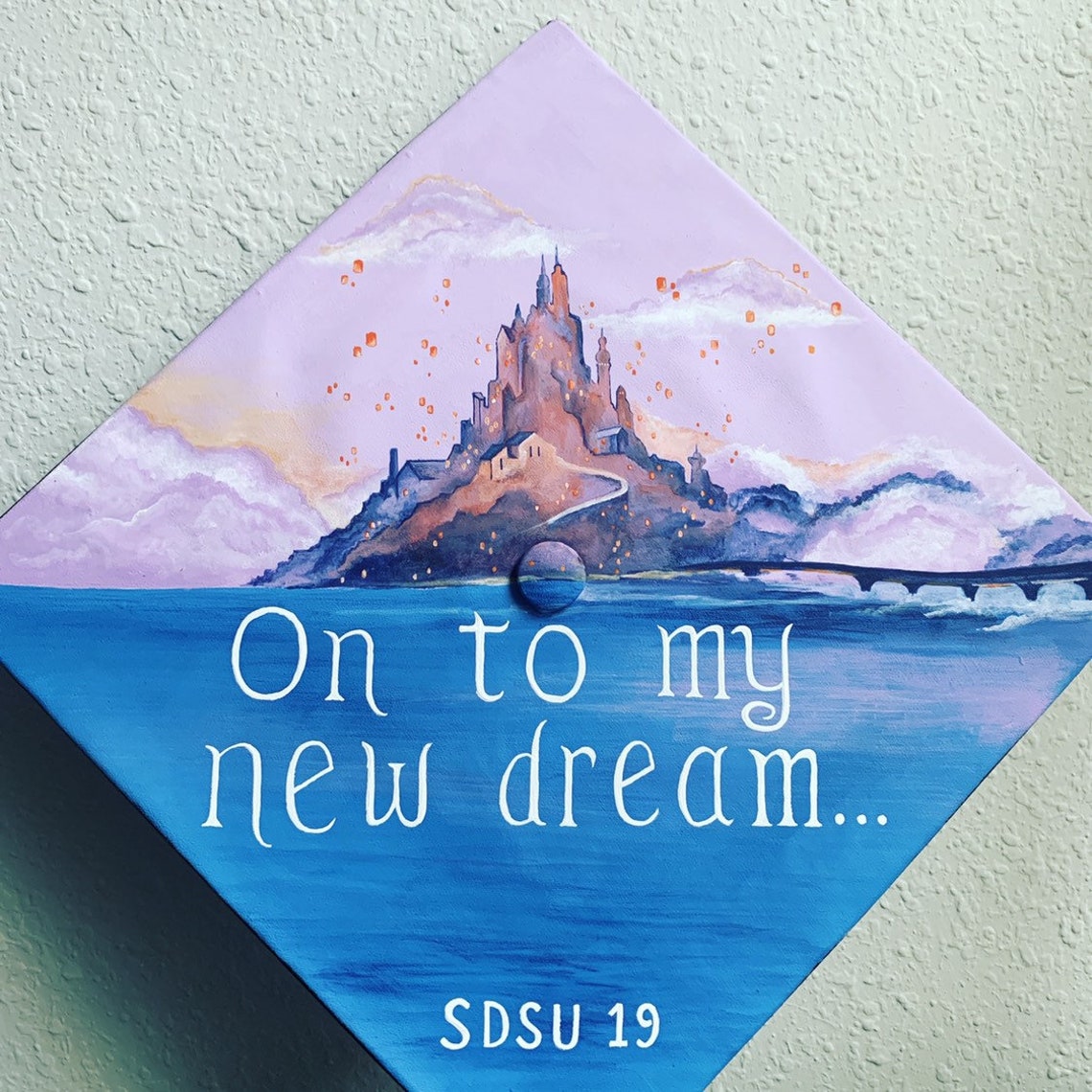 Hand Painted Graduation Cap (premium) - Etsy