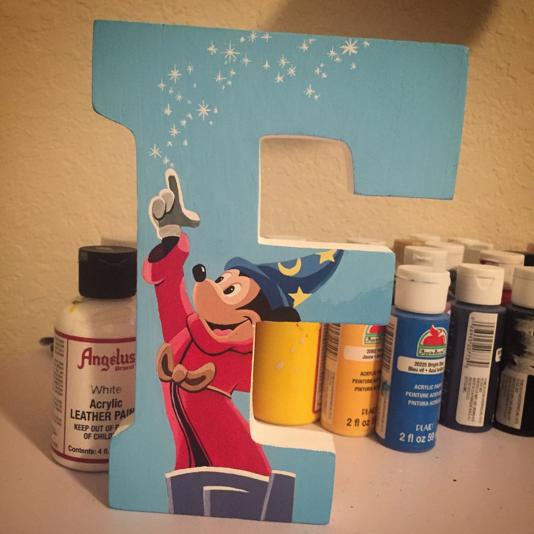 Hand Painted Wooden Letters - Etsy