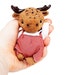PDF Pattern Deer / Teddy Bear Sewing Pattern / Miniature Teddy Bear ...