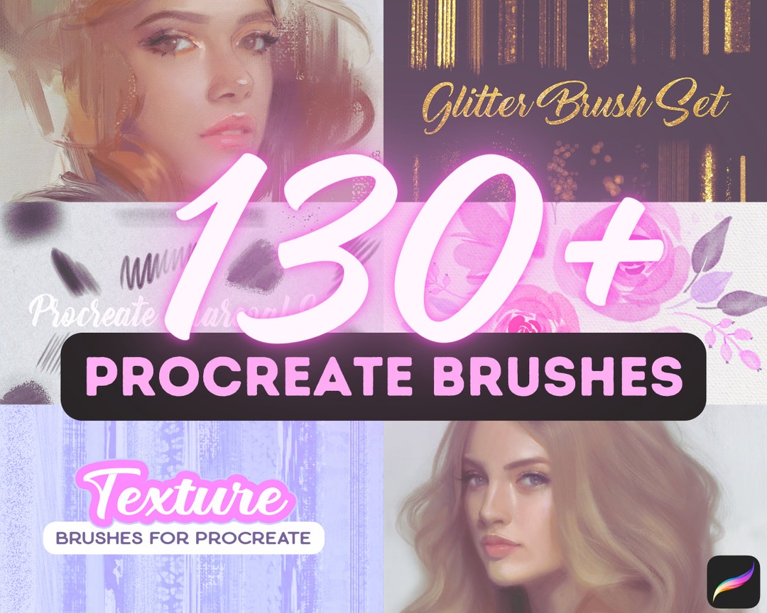 130 Procreate Brushes for Artists | Procreate Watercolor Brushes ...