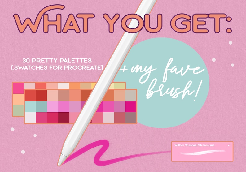Procreate Color Palettes 30 Procreate Swatches Color Schemes Etsy