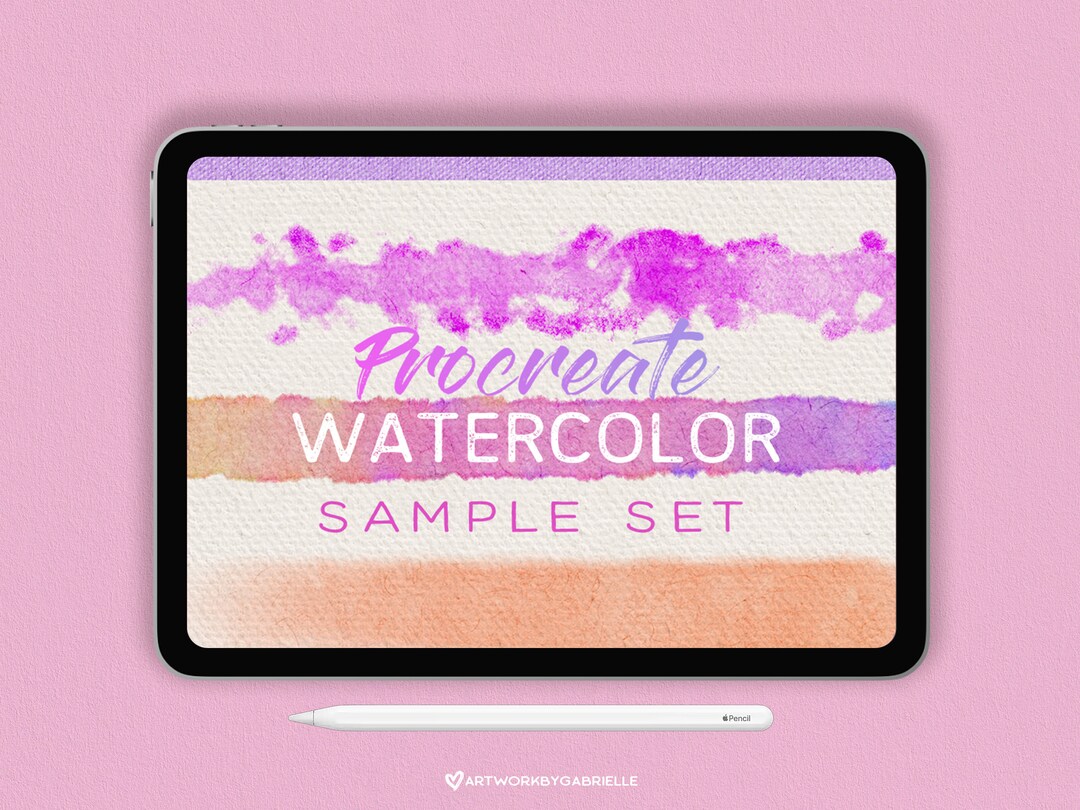 Procreate Brushes WATERCOLOR Brushes for iPad Procreate Watercolor ...